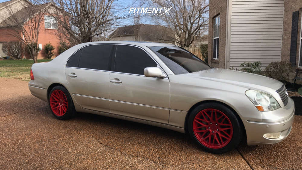2003 Lexus LS430 Base with 18x9.5 F1R F103 and Sentury 245x45 on ...