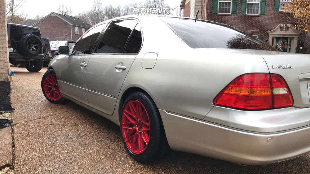 2003 Lexus LS430 Base with 18x9.5 F1R F103 and Sentury 245x45 on ...
