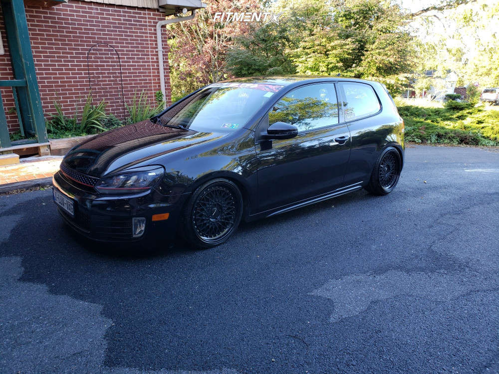 2013 Volkswagen GTI Base with 18x8 Avant Garde M220 and Nankang 215x35 ...