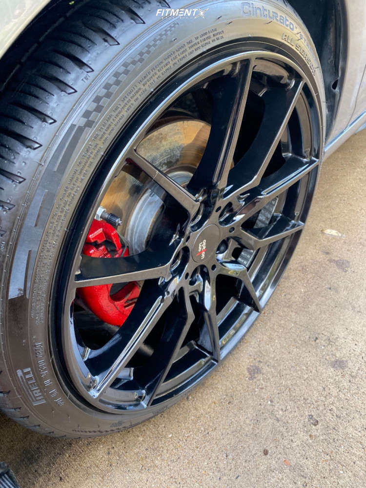 2010 Volkswagen GTI Base with 18x8.5 Option Lab R716 and Pirelli 235x45 ...