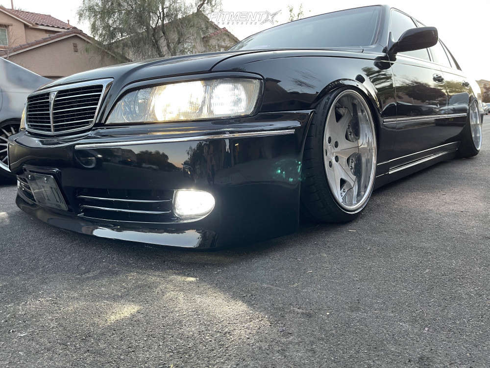 1999 INFINITI Q45 T with 19x10 Leon Hardiritt Waffe and Michelin 235x35 ...