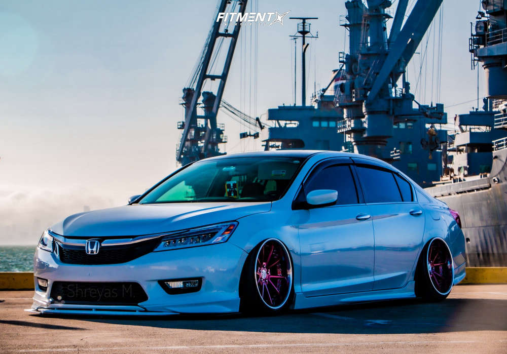 2015 Honda Accord LX with 19x10 GMR VX-6 and Federal 225x35 on Air ...