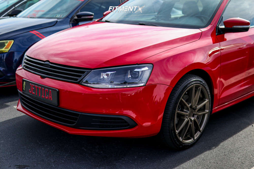 2014 Volkswagen Jetta GLI with 18x8 Niche Dfs and Falken 225x40 on ...