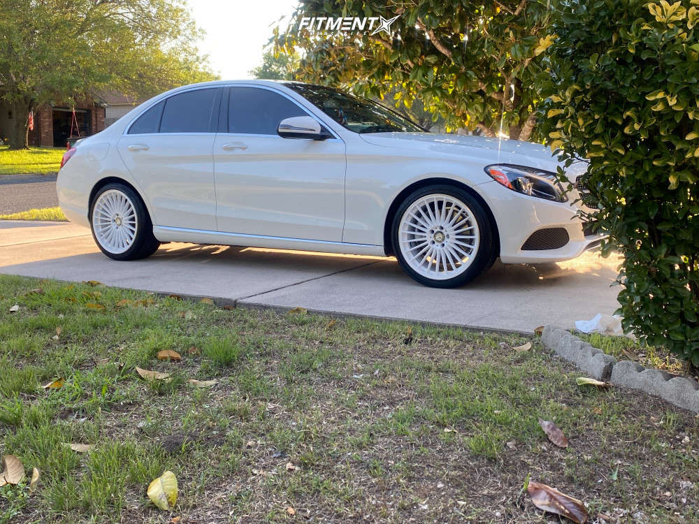 2016 Mercedes-Benz C300 Base with 19x8.5 Mandrus 23 and Yokohama 225x40 ...