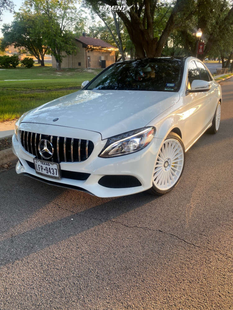 2016 Mercedes-Benz C300 Base with 19x8.5 Mandrus 23 and Yokohama 225x40 ...