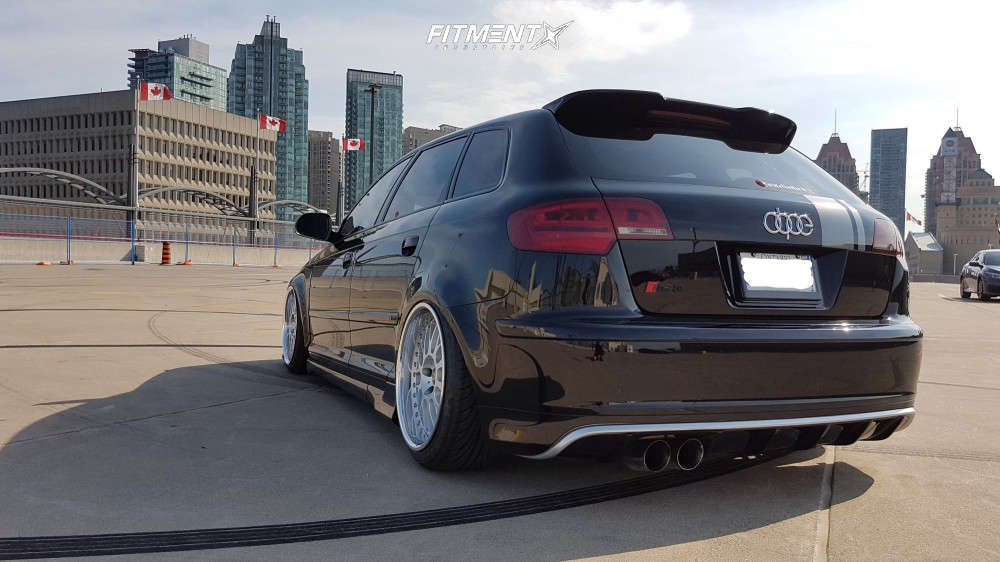 2010 Audi A3 Base with 19x9.5 Work Vs Xx and Nankang 225x40 on Air ...