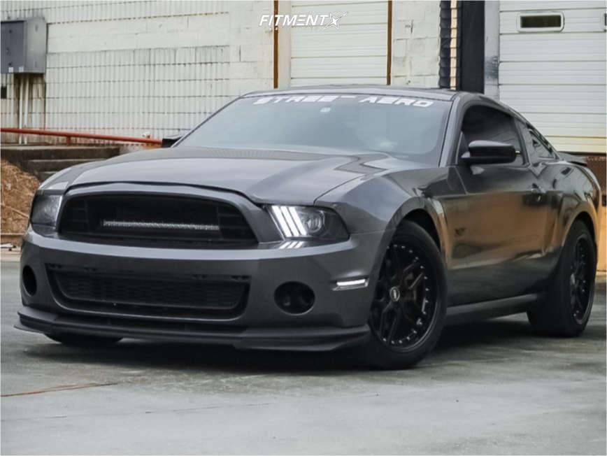 2014 Ford Mustang Base with 19x9.5 ESR Cs15 and Yokohama 245x45 on ...