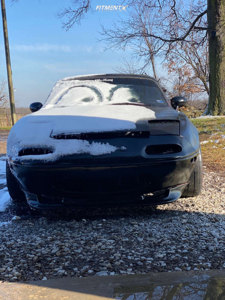 1995 Mazda MX-5 Miata Base with 15x8.5 Advanti Racing Storm S1 and ...