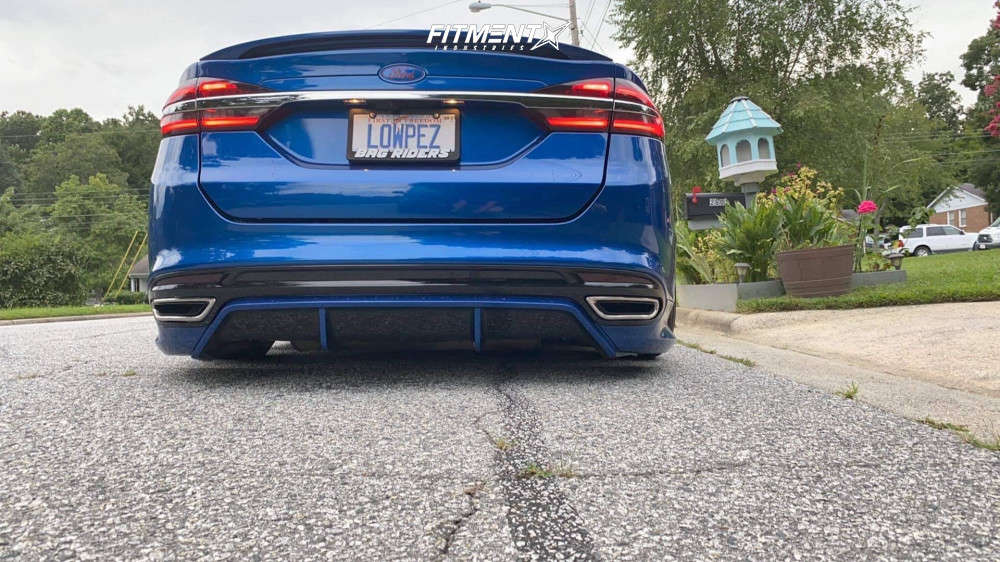2017 Ford Fusion S with 19x8.5 SevenK Circa and Toyo Tires 225x40 on ...