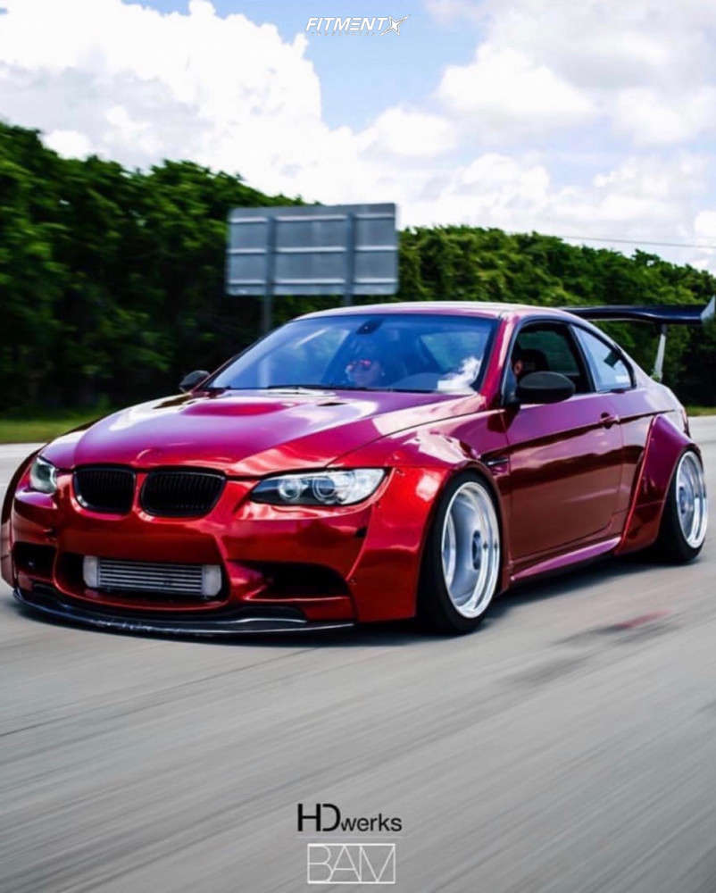 2007 BMW 335i Base with 18x8.5 Work Vs Xx and Toyo Tires 285x25 on ...