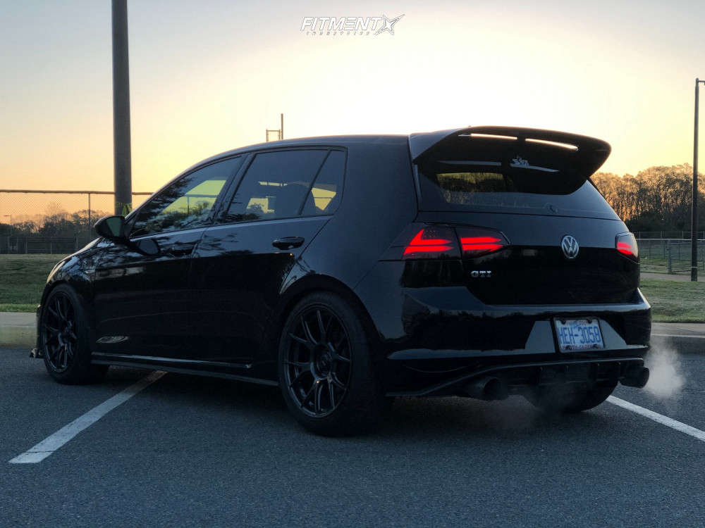 2017 Volkswagen GTI S with 18x8.5 Konig Ampliform and Federal 235x45 on ...