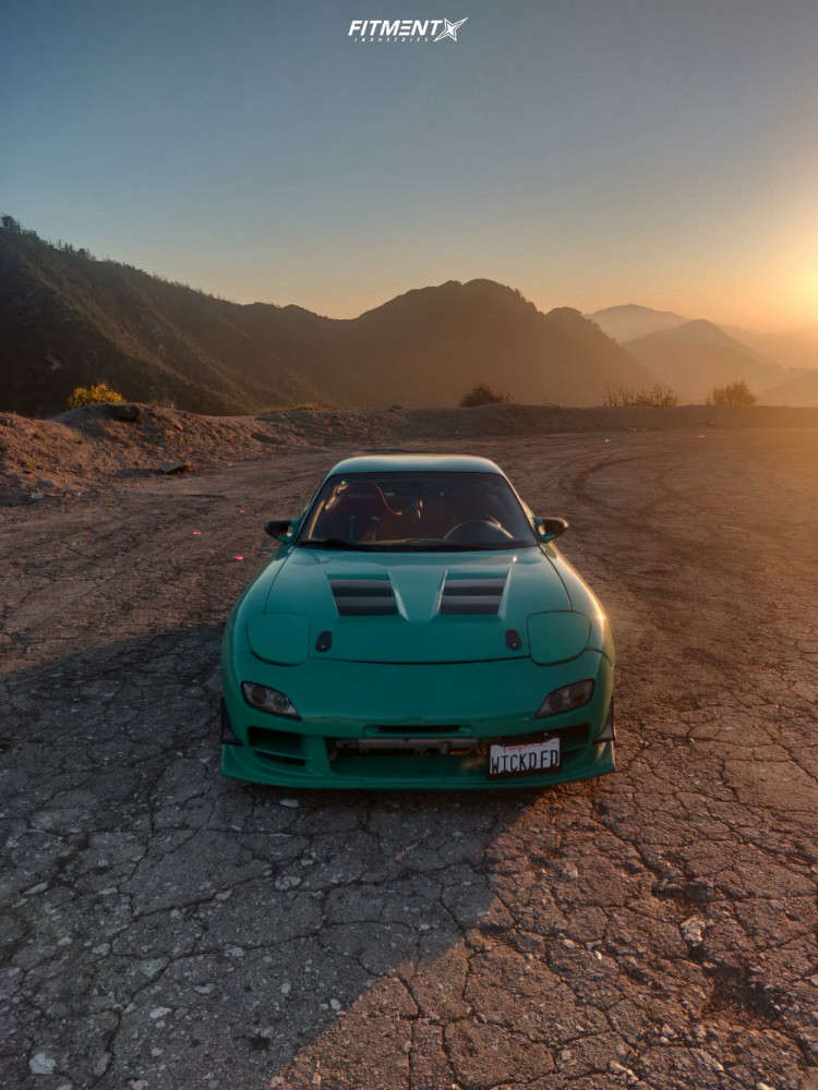 1993 Mazda RX-7 Base with 17x9.5 Rays Engineering GTN and Nitto 255x40 ...