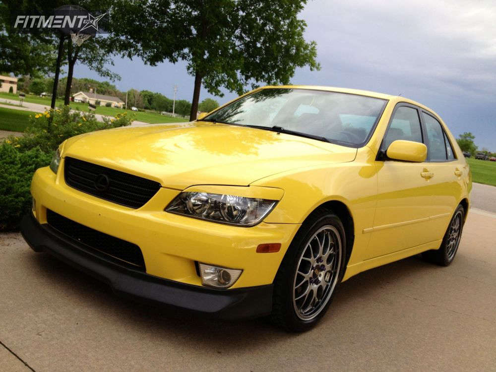 2001 Lexus IS300 Base with 17x7 BBS RGR and BFGoodrich 215x45 on Stock ...
