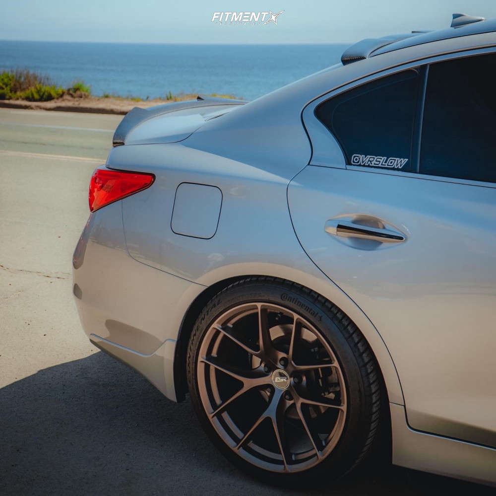2016 INFINITI Q50 Premium with 19x10.5 ESR Rf2 and Continental 265x35 ...