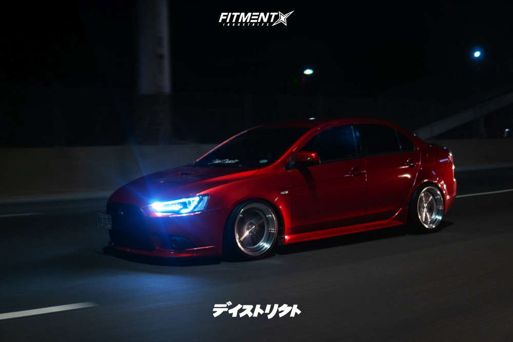 2014 Mitsubishi Lancer ES with 18x9.5 Zedd Sl5 and Sailun 215x40 on ...