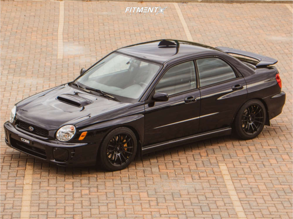 2002 Subaru WRX WRX with 17x8 AVID1 AV20 and Federal 225x35 on ...