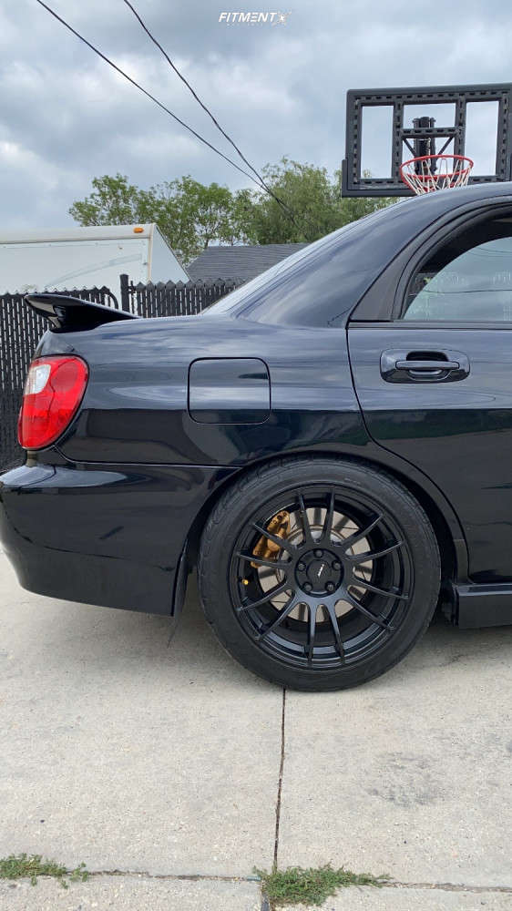 2002 Subaru WRX WRX with 17x8 AVID1 AV20 and Federal 225x35 on ...