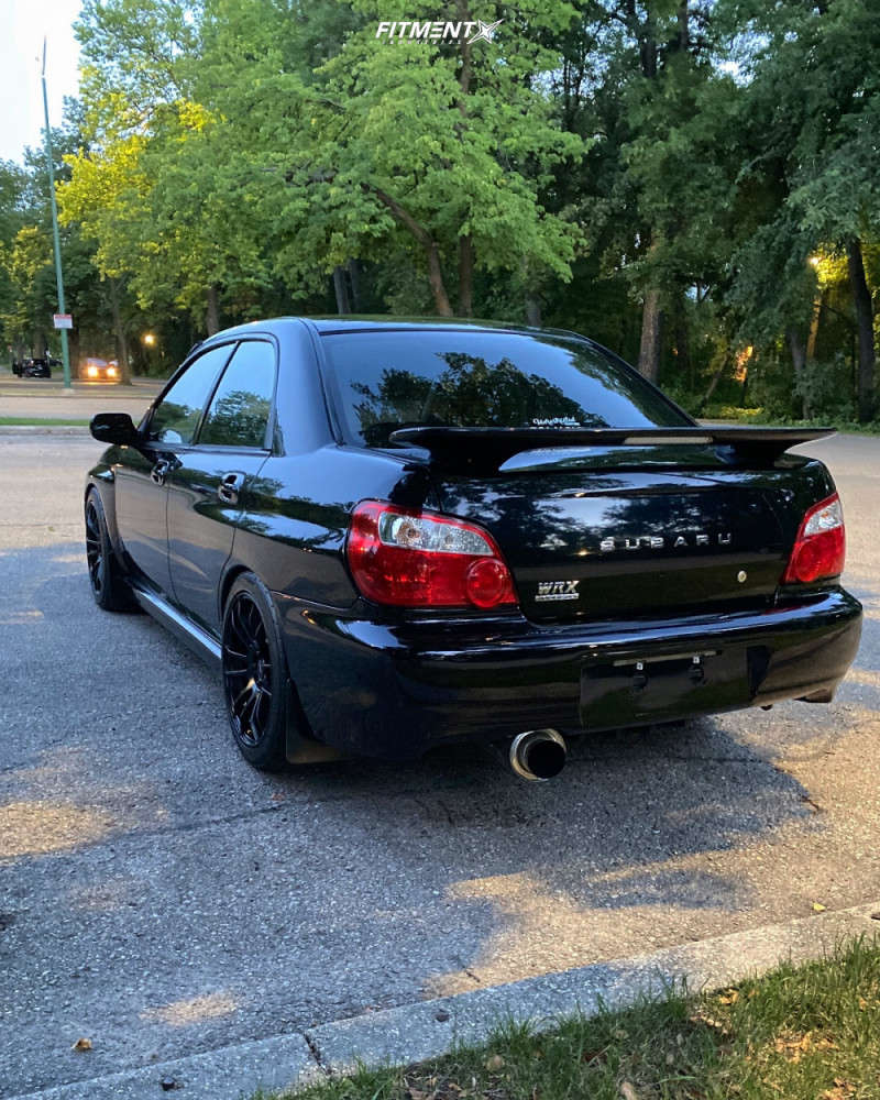 2002 Subaru WRX WRX with 17x8 AVID1 AV20 and Federal 225x35 on ...