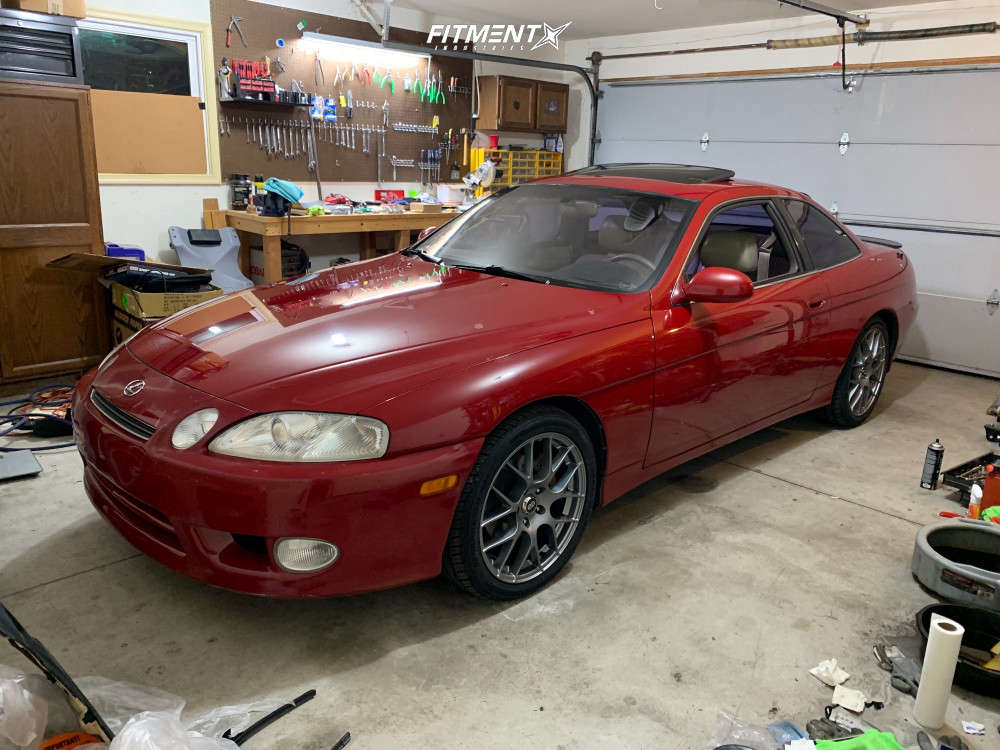 1998 Lexus SC400 Base with 18x8 Enkei Raijin and General 245x40 on ...