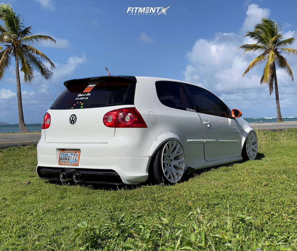 2007 Volkswagen Rabbit 2.5 with 18x8.5 Miro Type 111 and Atlas 215x35 ...