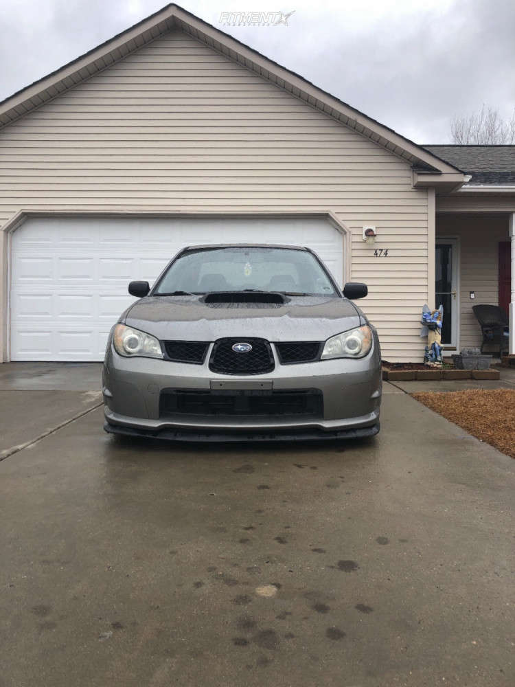 2006 Subaru Impreza WRX with 17x8 AVID1 AV6 and Yokohama 215x35 on Coilovers | 1442878 | Fitment ...