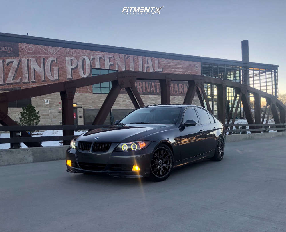 2007 BMW 328xi Base with 18x8 Bremmer Kraft Br09 and Continental 225x40 ...