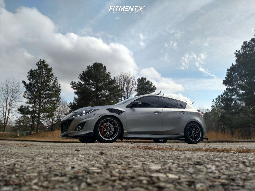 2013 Mazda MazdaSpeed3 Base with 18x8 BBS Rf and Firestone 235x40 on Coilovers | 1445295 ...