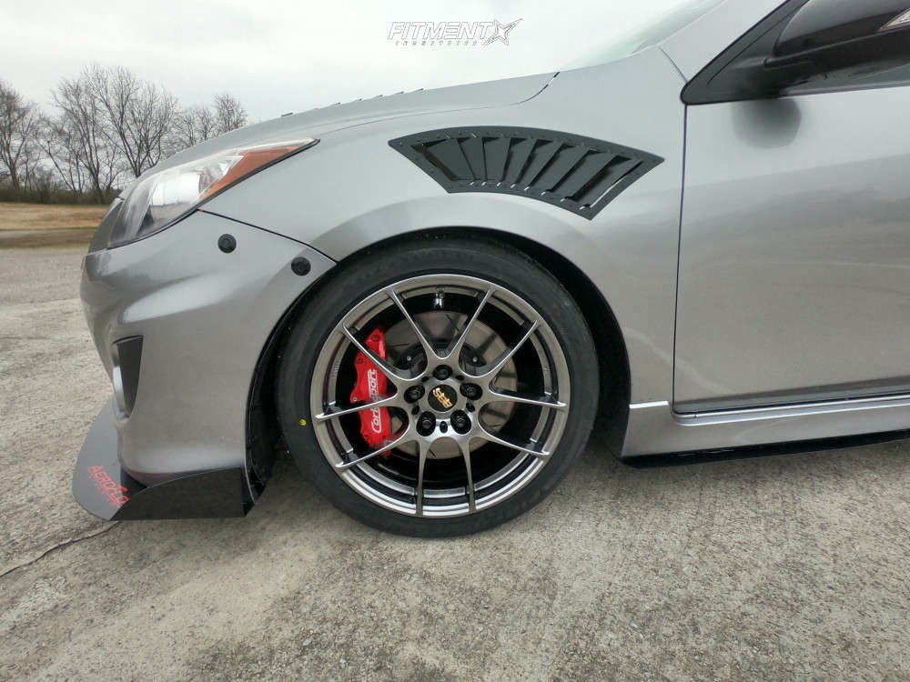 2013 Mazda MazdaSpeed3 Base with 18x8 BBS Rf and Firestone 235x40 on Coilovers | 1445295 ...