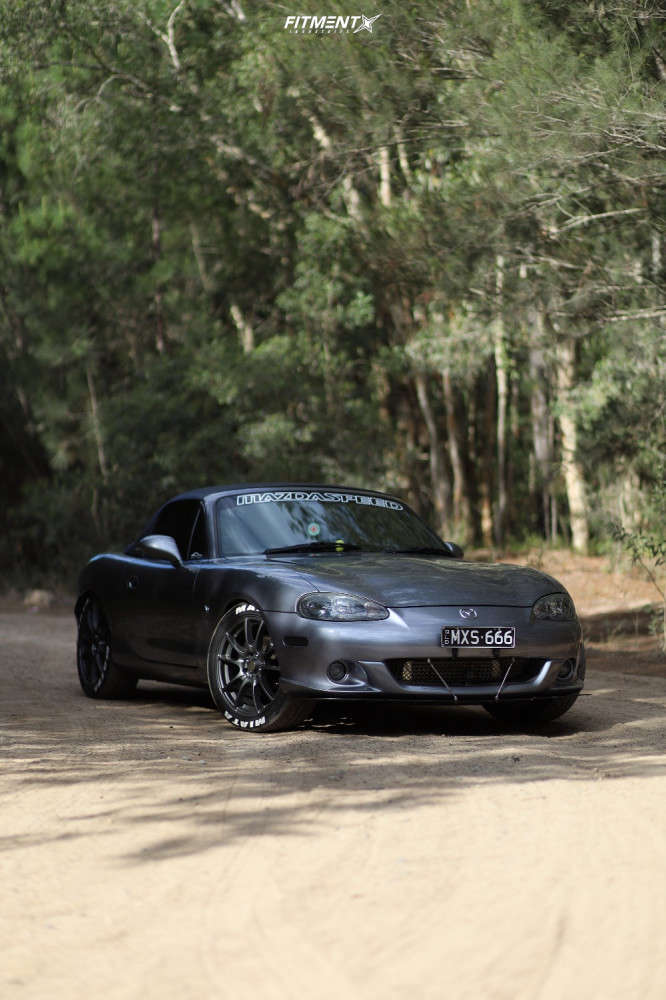2004 Mazda Miata Mazdaspeed with 17x9.5 SSW Challange and Hankook ...