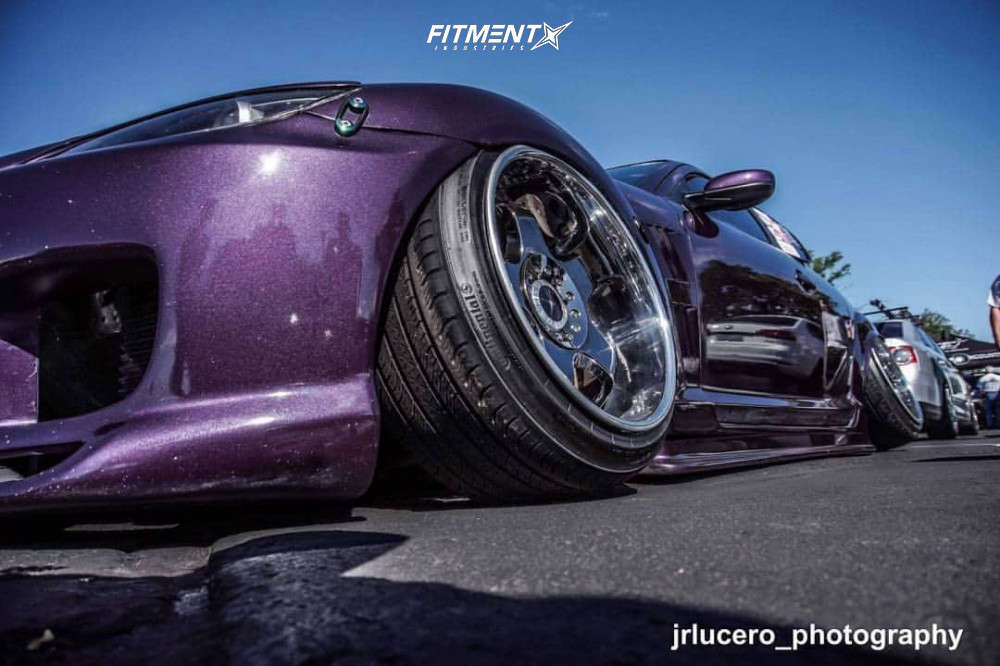 2004 Mazda RX-8 Base with 18x11 Garson Ryugi and Federal 225x40 on Air ...