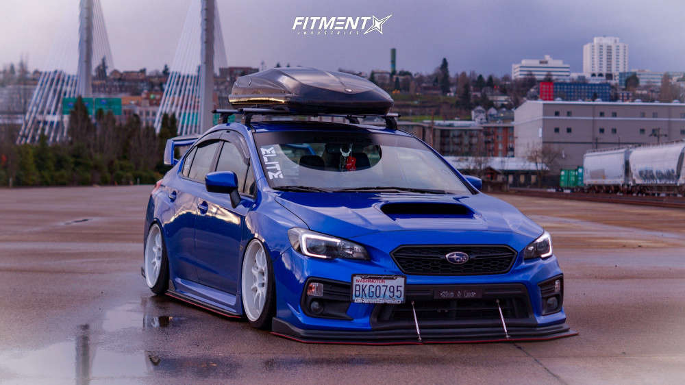 2018 Subaru WRX Premium with 18x9.5 Work D9r and Federal 225x25 on Air ...