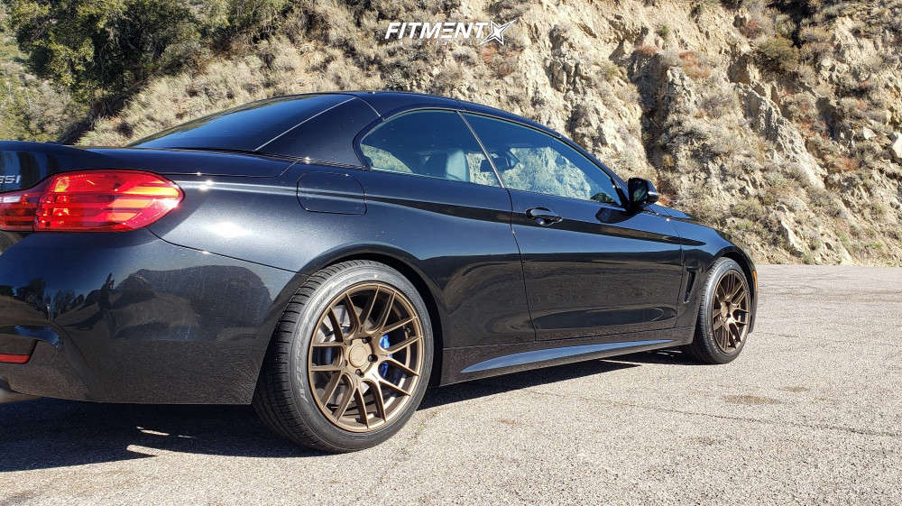2015 BMW 435i Base with 18x8.5 Aodhan Ah-x and Falken 225x45 on Stock ...