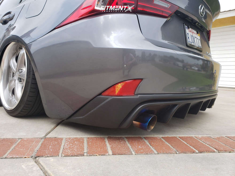 2016 Lexus IS200t Base with 18x8 Work Vs Kf and Accelera 205x35 on Air ...