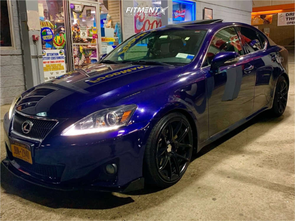 2012 Lexus IS250 Base with 18x9.5 AVID1 SL02 and Achilles 235x40 on ...