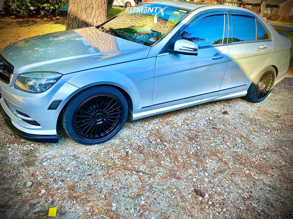 2011 Mercedes-Benz C300 Sport with 18x8.5 Mandrus 23 and Lexani 225x40 ...