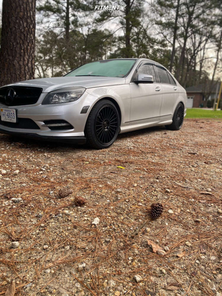 2011 Mercedes-Benz C300 Sport with 18x8.5 Mandrus 23 and Lexani 225x40 ...
