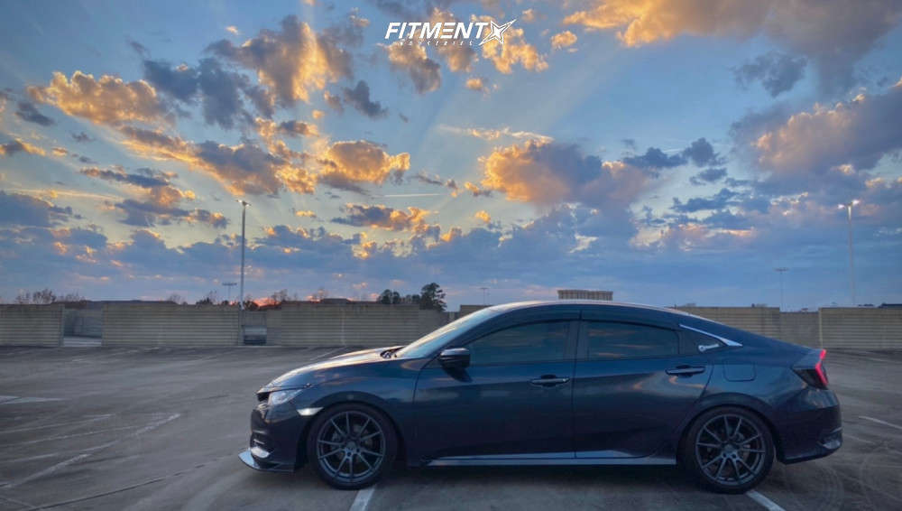 2016 Honda Civic LX with 18x8 Liquid Metal Shift and Barum 235x40 on ...