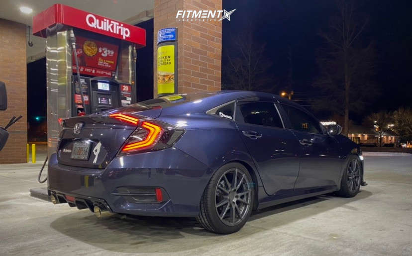 2016 Honda Civic LX with 18x8 Liquid Metal Shift and Barum 235x40 on ...