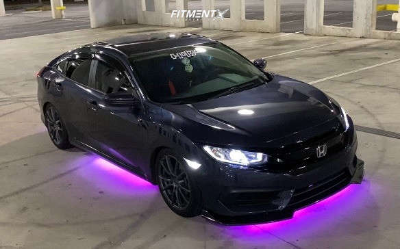 2016 Honda Civic LX with 18x8 Liquid Metal Shift and Barum 235x40 on ...