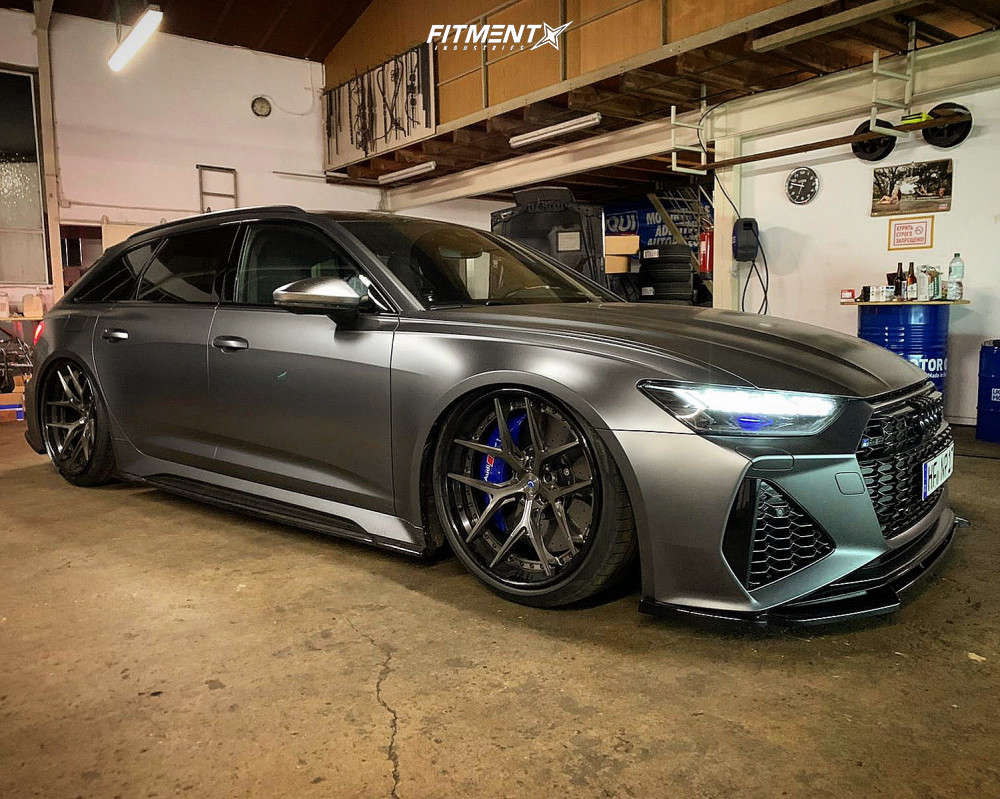 2020 Audi A6 Quattro Premium Plus with 22x10.5 Vossen S21-01 3 Piece ...
