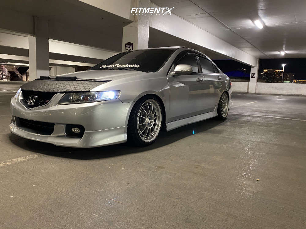 2004 Acura TSX Base with 18x8.5 Enkei Nt03m and Continental 225x40 on ...