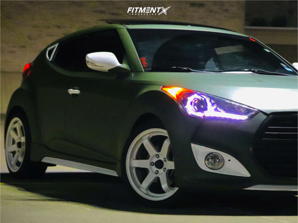 2016 Hyundai Veloster Turbo with 18x9.5 AVID1 AV6 and Toyo Tires 255x35 ...