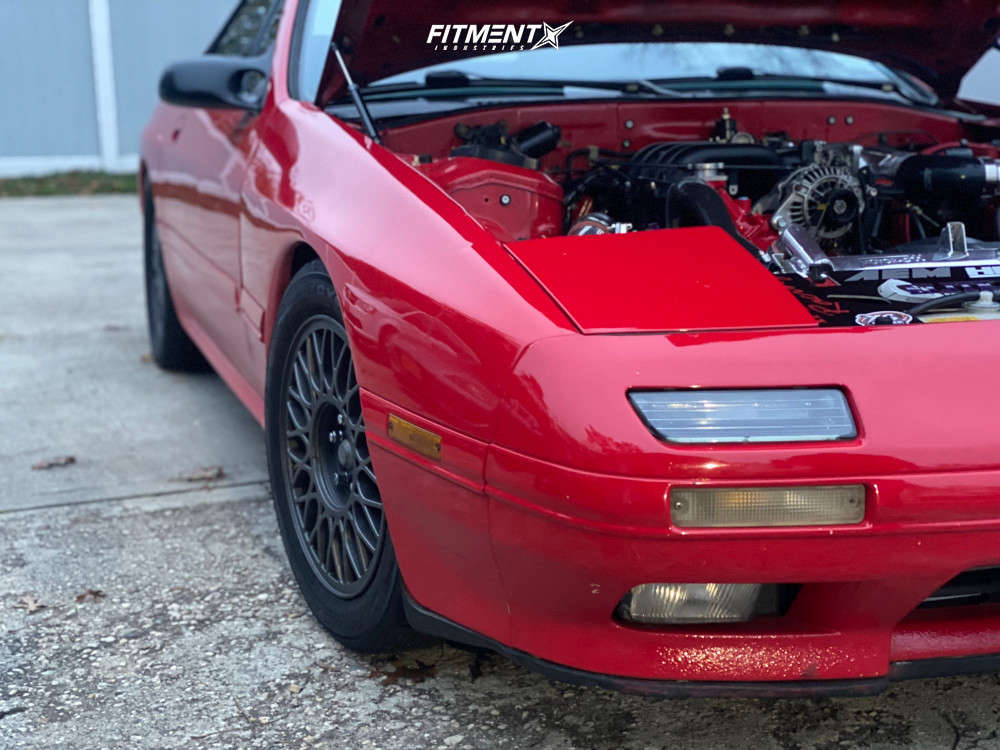 1989 Mazda RX-7 Convertible with 17x8 Work Destroyer and Toyo Tires ...
