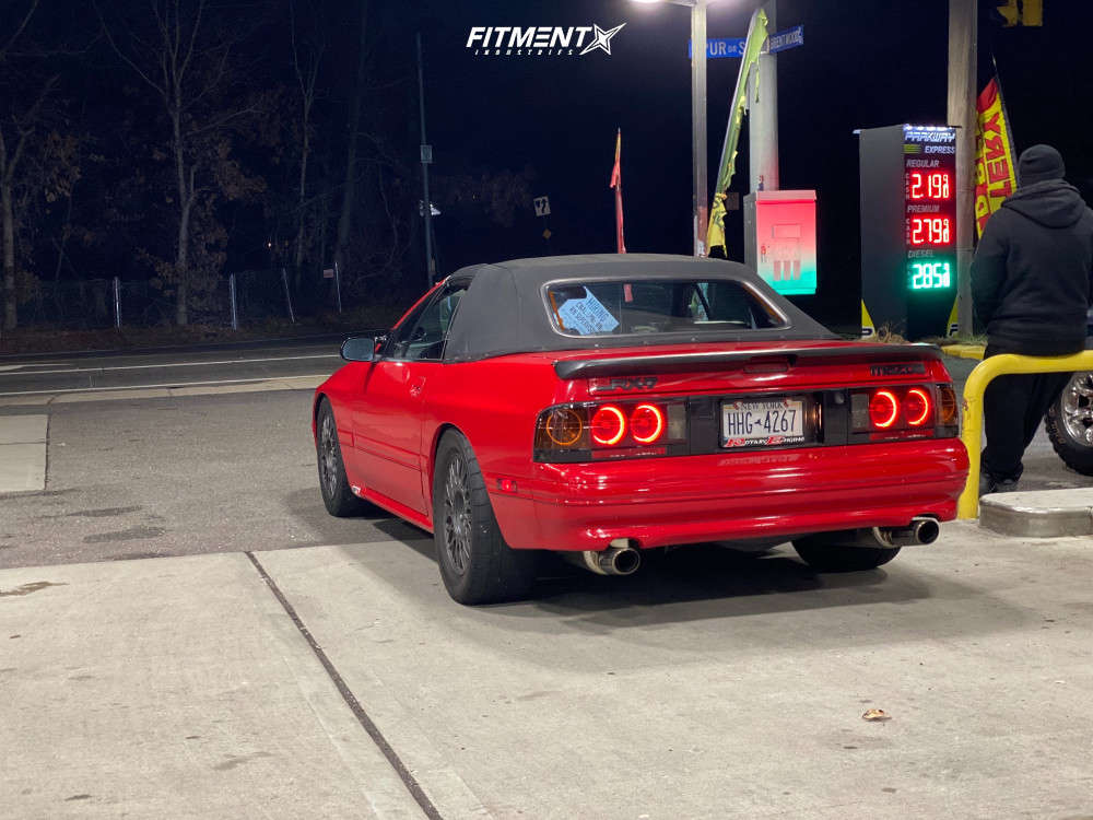 1989 Mazda RX-7 Convertible with 17x8 Work Destroyer and Toyo Tires ...