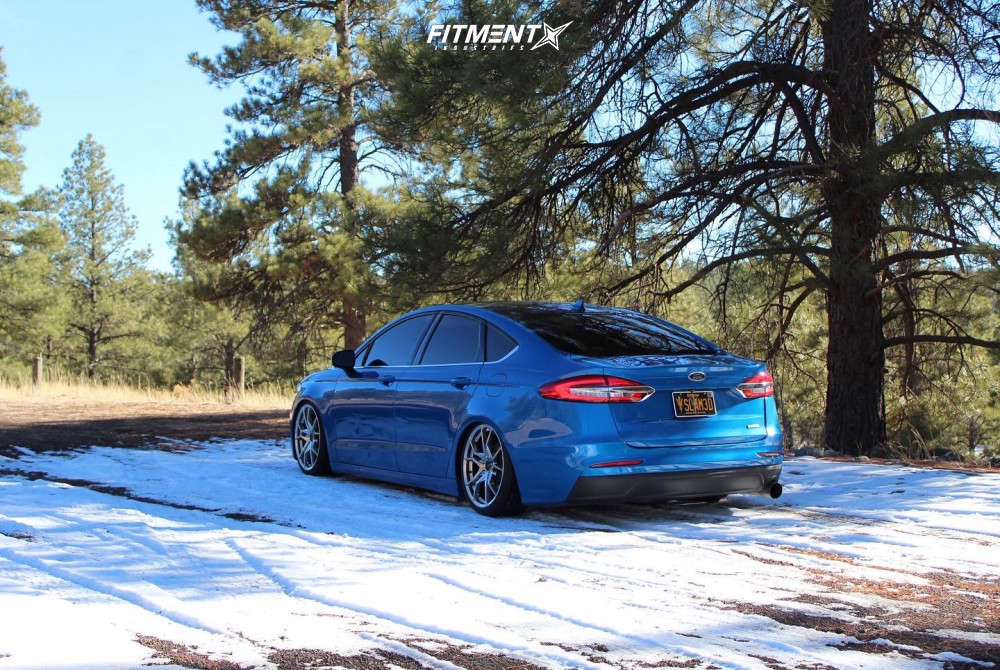 2019 Ford Fusion SE with 19x8.5 Advanti Racing Hydra and Nokian 235x30 ...