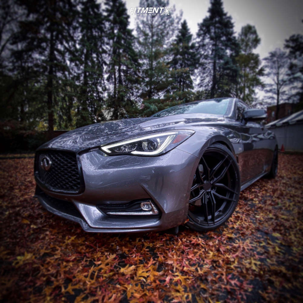 2017 INFINITI Q60 3.0 with 20x10 Ferrada F8-fr5 and Continental 255x35 ...