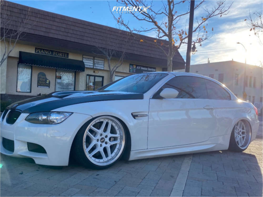 2012 BMW M3 Base with 19x9.5 ESR Cs15 and Federal 235x45 on Air ...