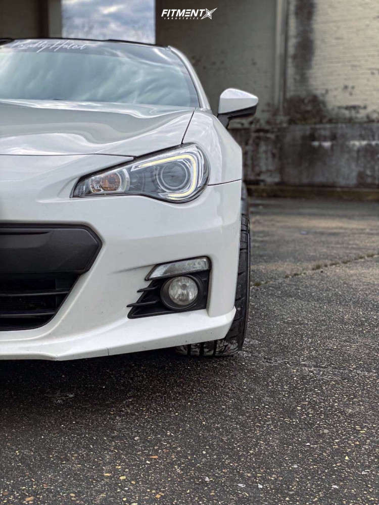2015 Subaru BRZ Limited with 18x9.5 AVID1 AV20 and Firestone 255x35 on Stock Suspension ...