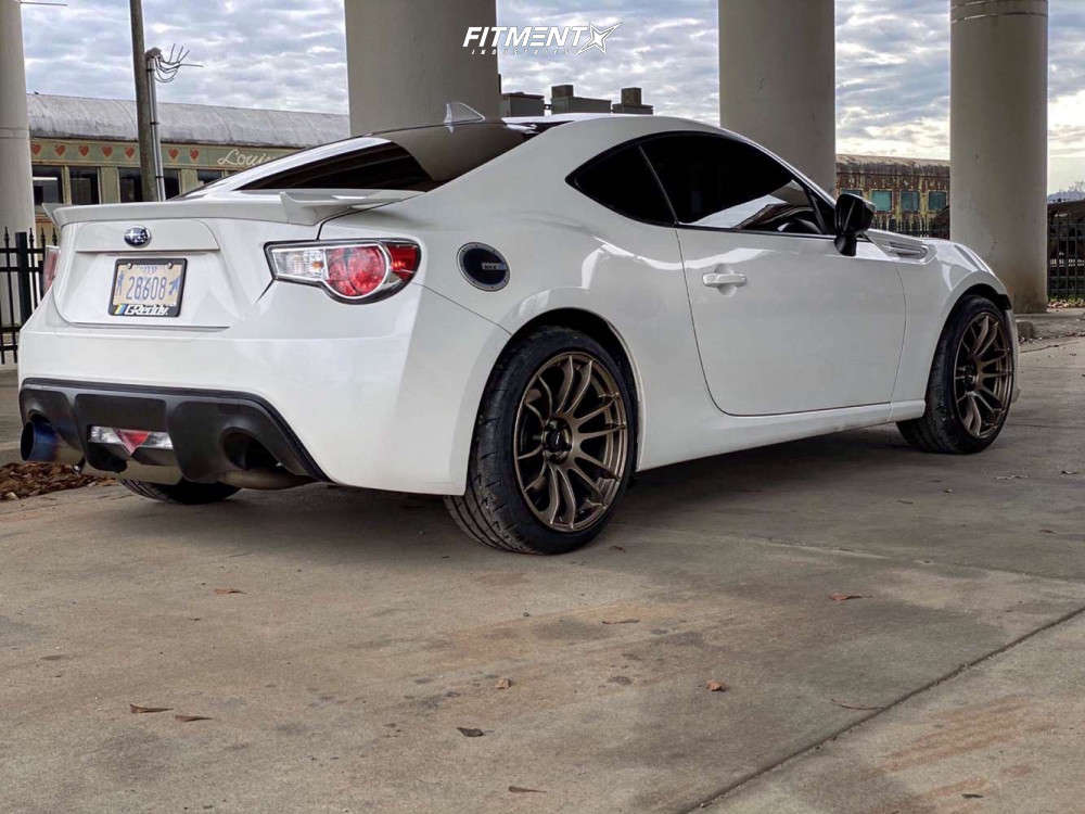 2015 Subaru BRZ Limited with 18x9.5 AVID1 AV20 and Firestone 255x35 on Stock Suspension ...