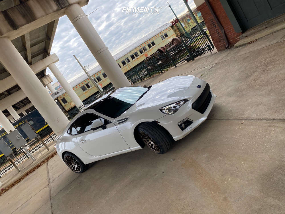 2015 Subaru BRZ Limited with 18x9.5 AVID1 AV20 and Firestone 255x35 on Stock Suspension ...
